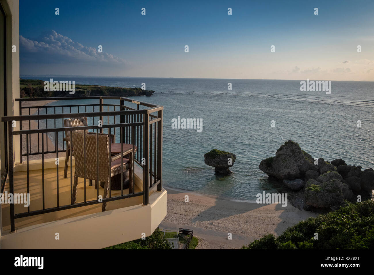 Seaside hotel balcony hi-res stock photography and images - Alamy