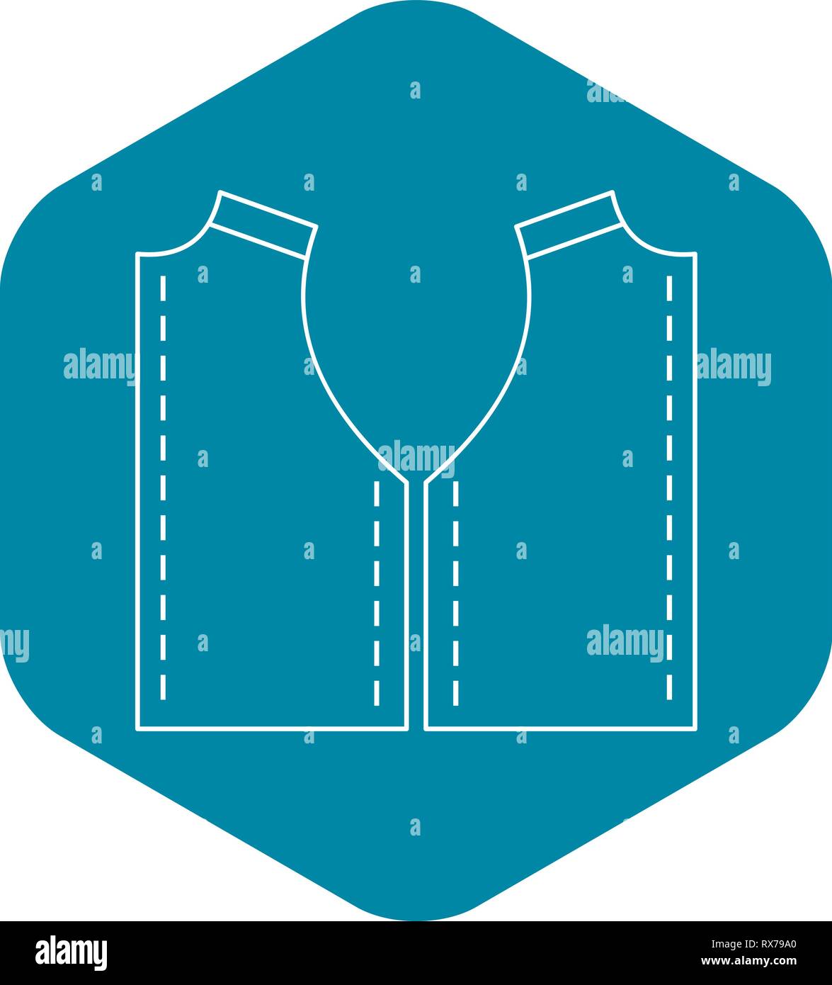 Pattern for sewing icon, outline style Stock Vector Image & Art - Alamy