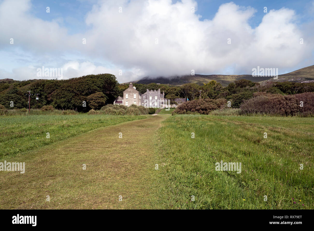Derrynane House in County Kerry,the ancestral home of Daniel O'Connell ...