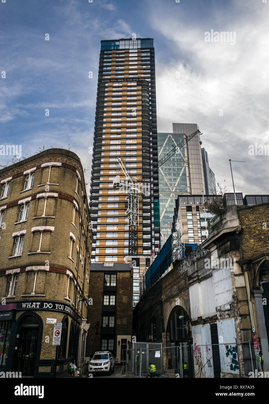 New And Old Buildings In London High Resolution Stock Photography and ...