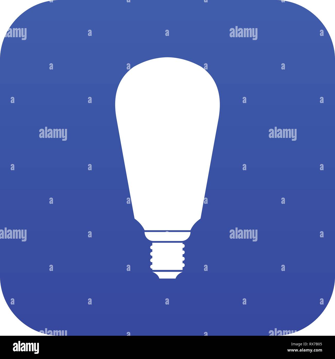 Light bulb icon digital blue Stock Vector Image & Art - Alamy