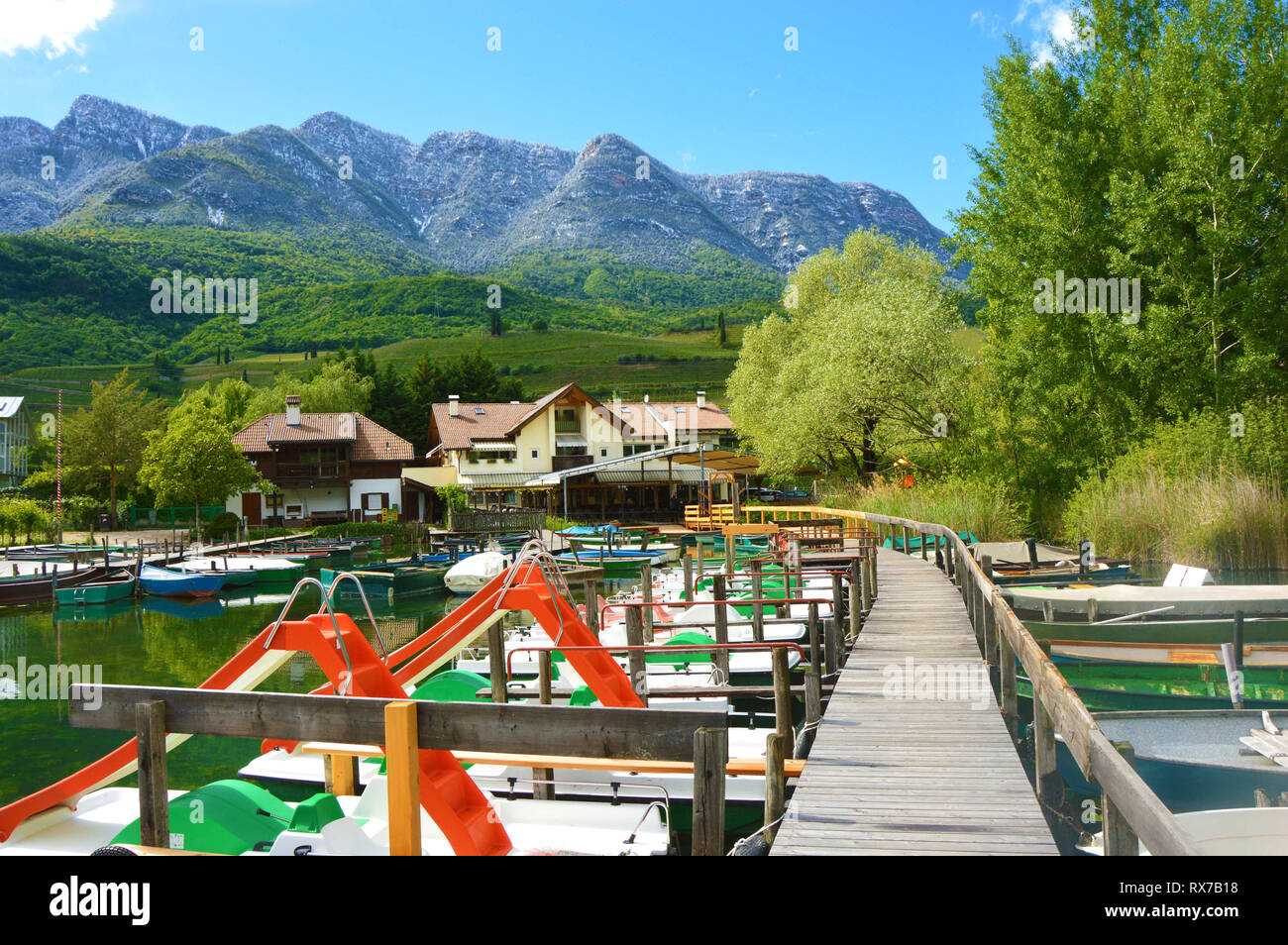 Lago di caldaro hi-res stock photography and images - Alamy