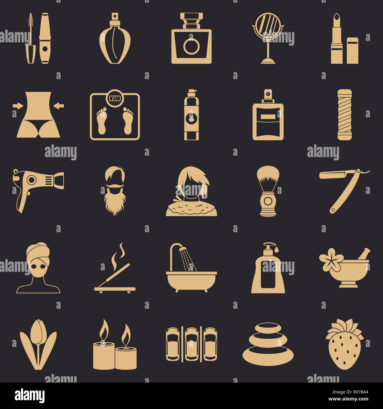 Icons aesthetic treatment hi-res stock photography and images - Alamy