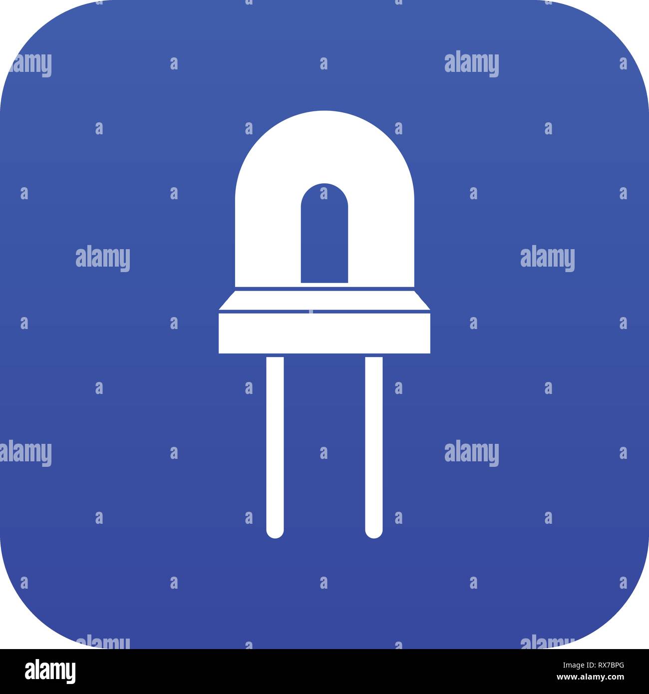 Halogen lamp icon digital blue Stock Vector Image & Art - Alamy