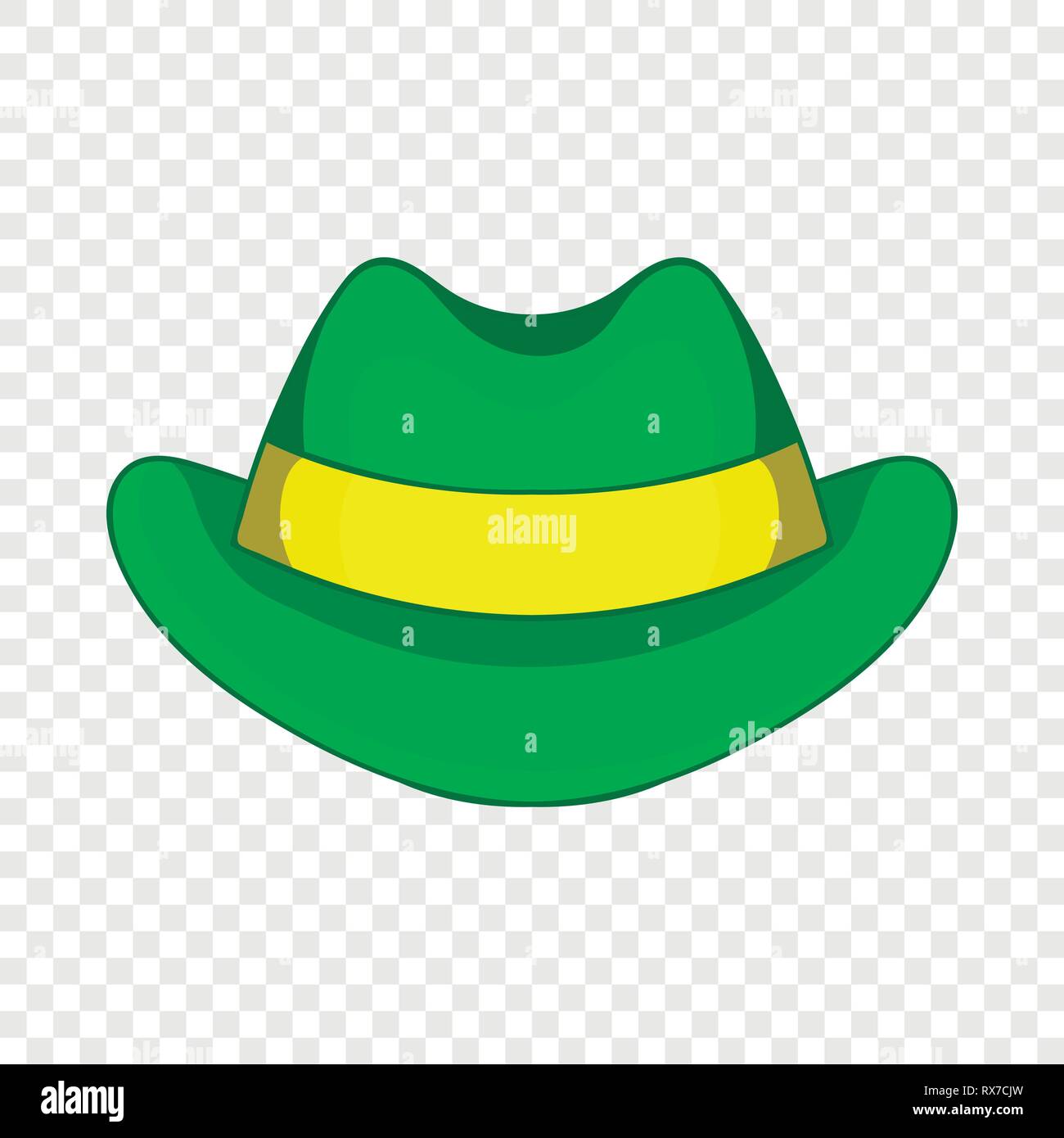 Green hat icon, cartoon style Stock Vector Image & Art - Alamy