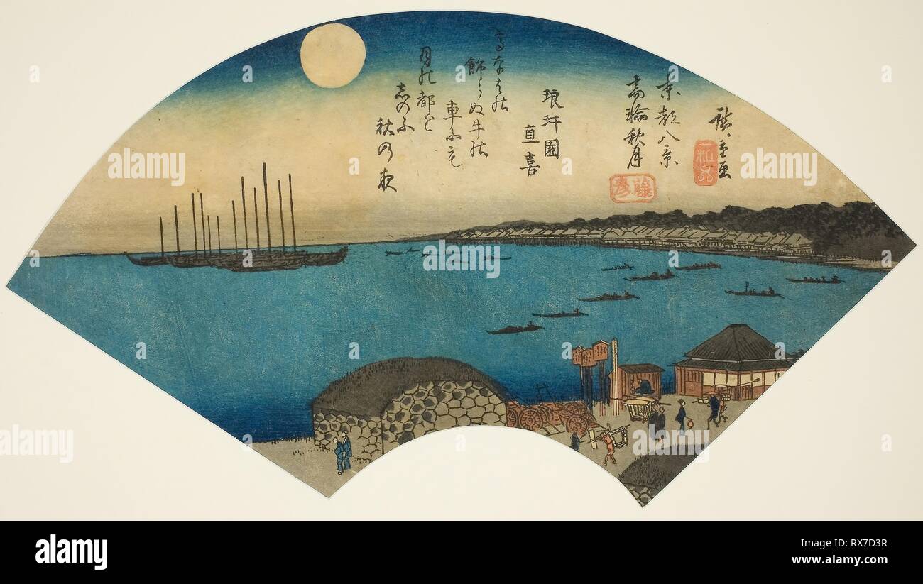 Autumn Moon at Takanawa (Takanawa shugetsu), from the series "Eight ...