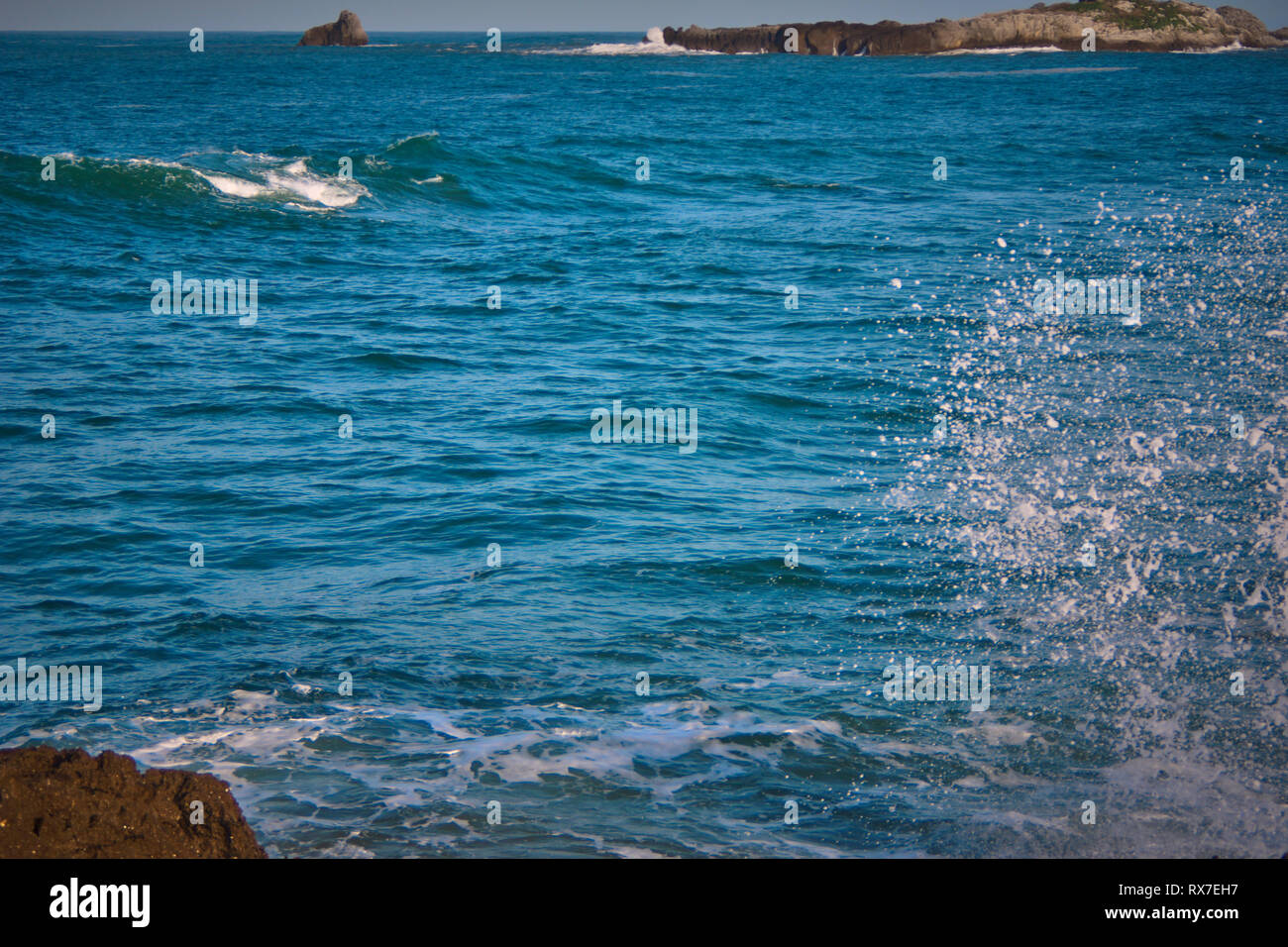 summer and blue sea Stock Photo - Alamy