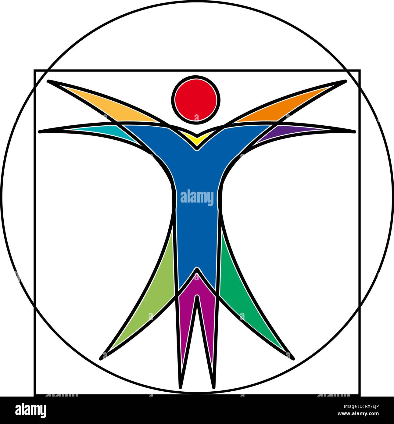 Vitruvian Man Vector Free Download