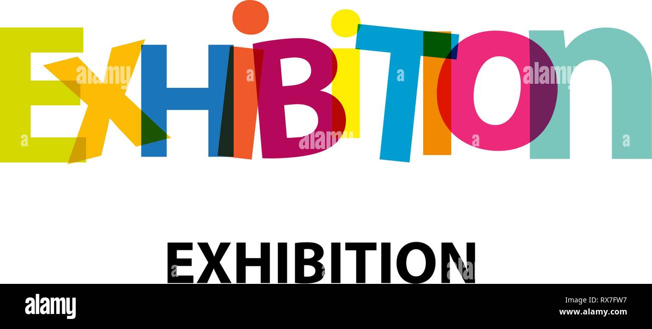 Exhibition poster typography hi-res stock photography and images - Alamy