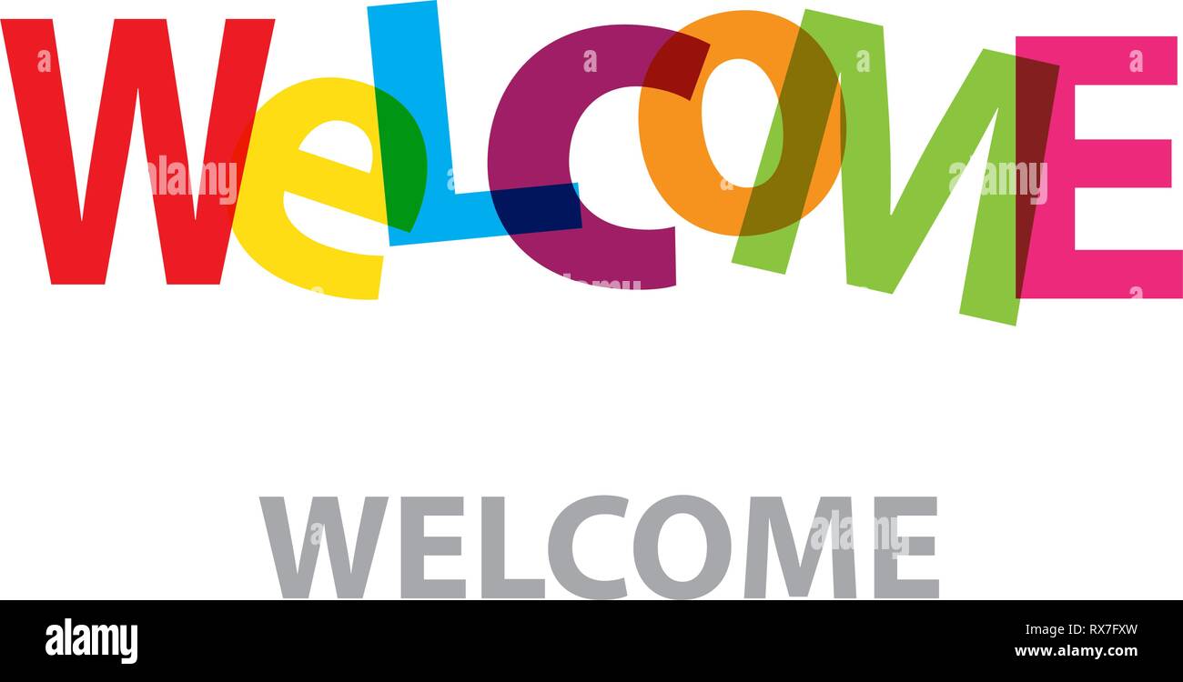 Split welcome sign hi-res stock photography and images - Alamy