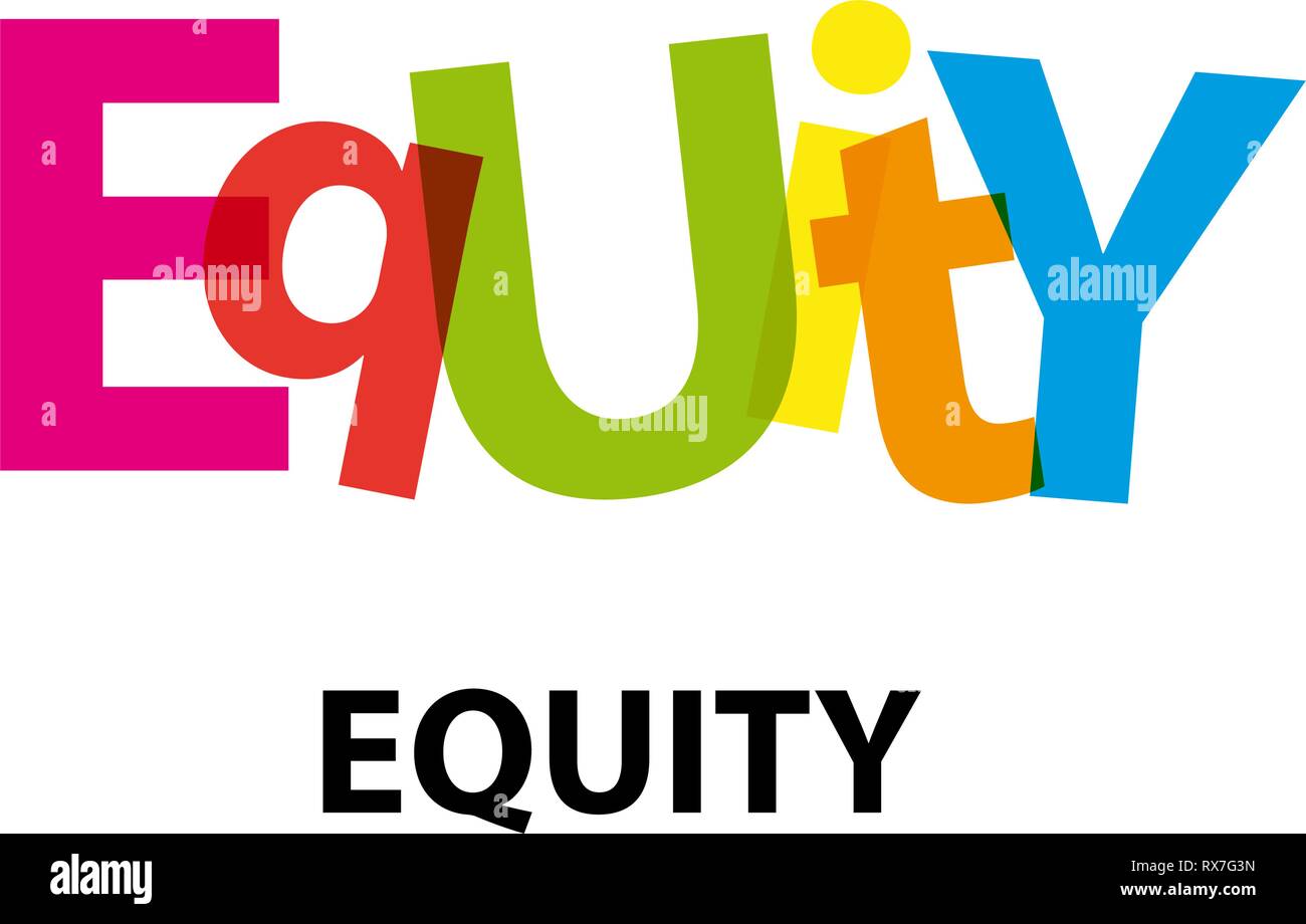 Vector equity. Broken text Stock Vector Image & Art - Alamy