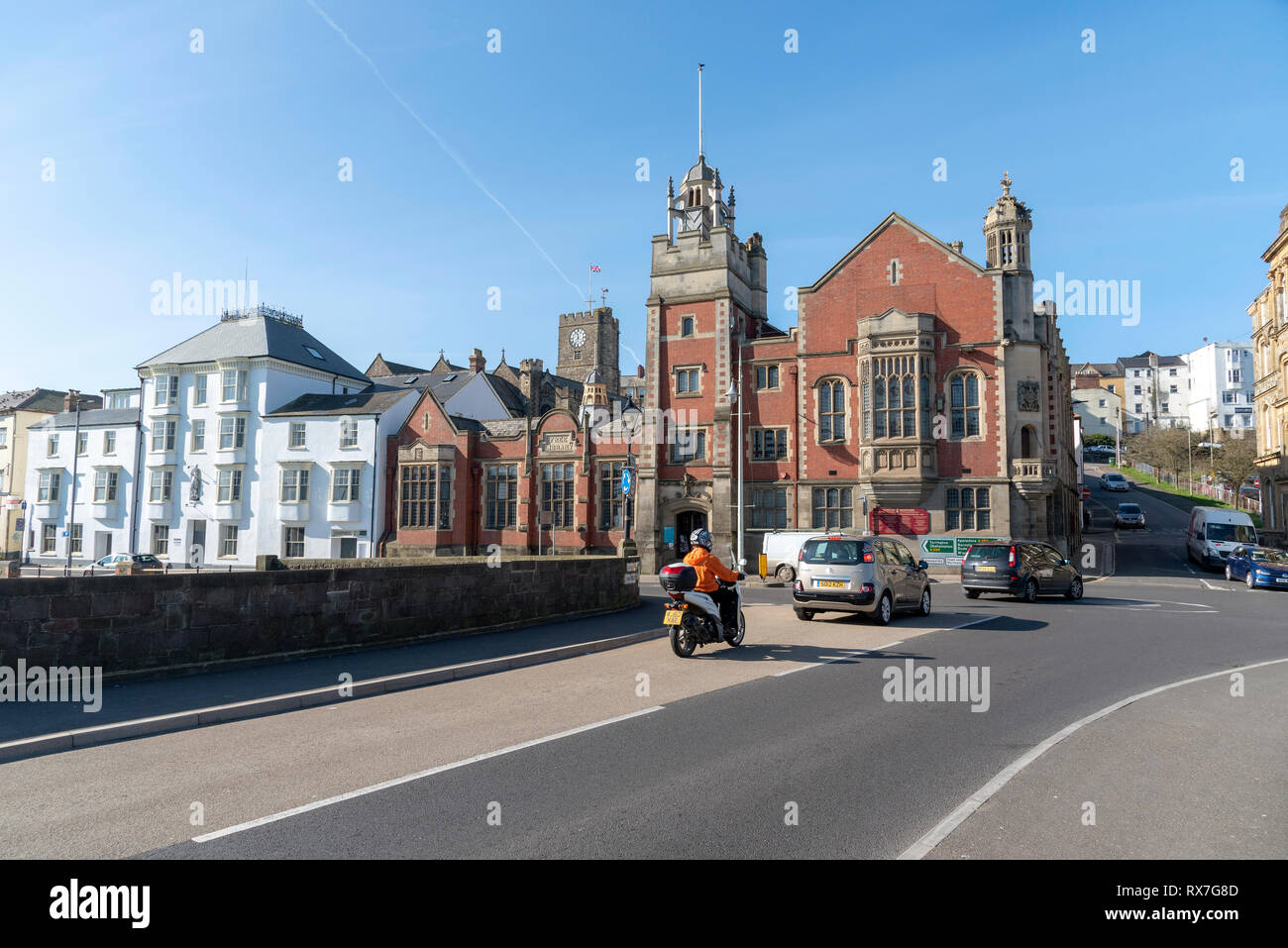 River Torridge Bridge Bideford Devon High Resolution Stock Photography ...