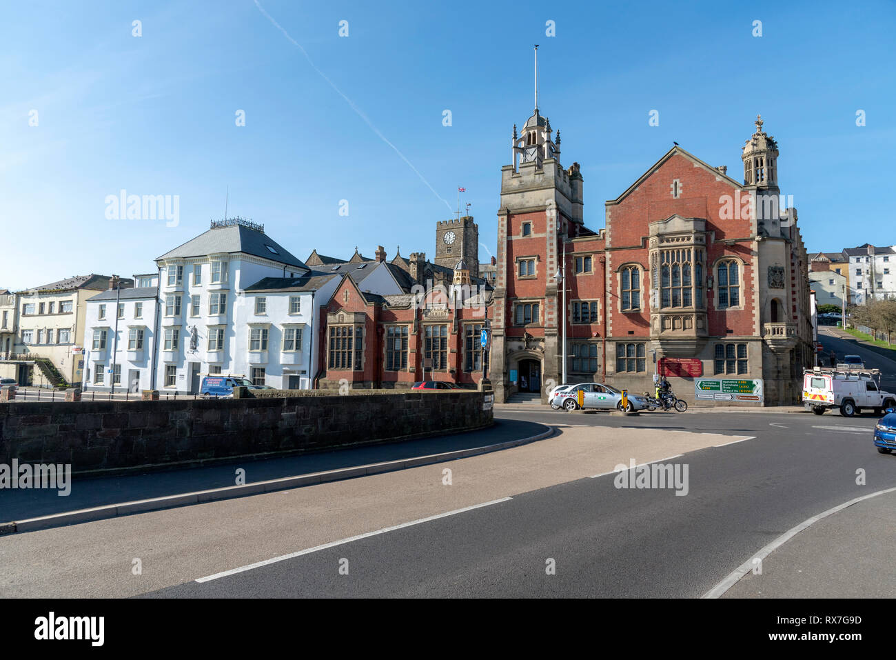 River Torridge Bridge Bideford Devon High Resolution Stock Photography ...