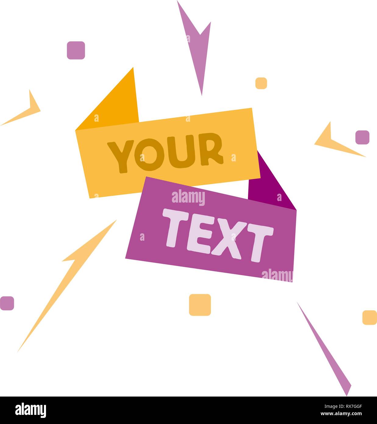 template for design advertising and poster on white background. Flat ...