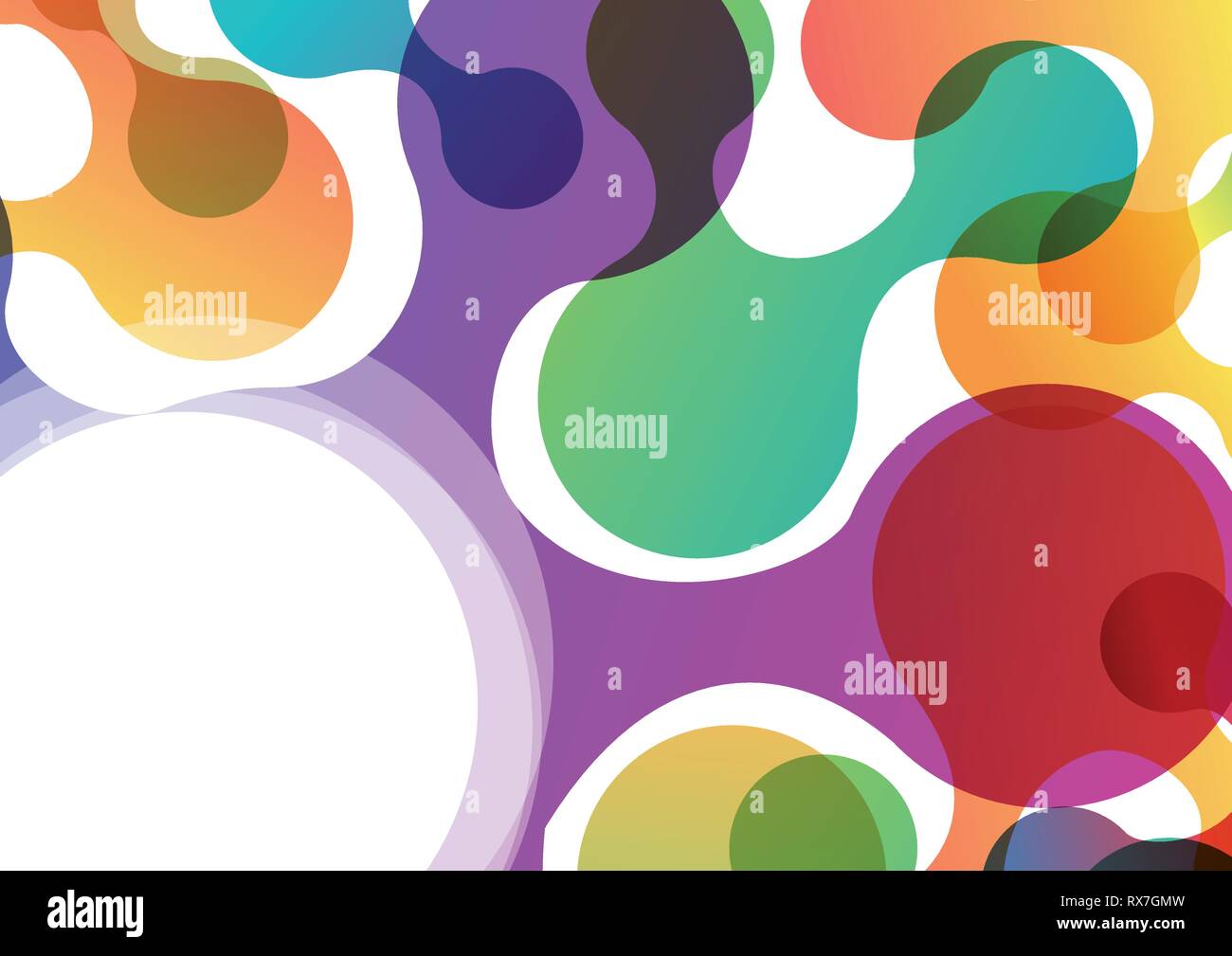 Vector Abstract background with circles Stock Vector Image & Art - Alamy