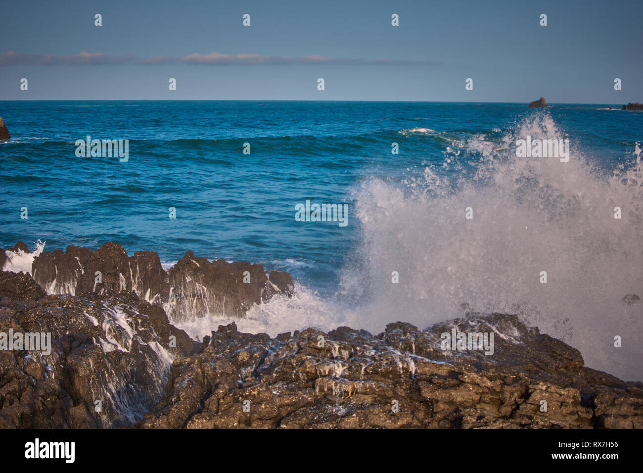 summer and blue sea Stock Photo - Alamy