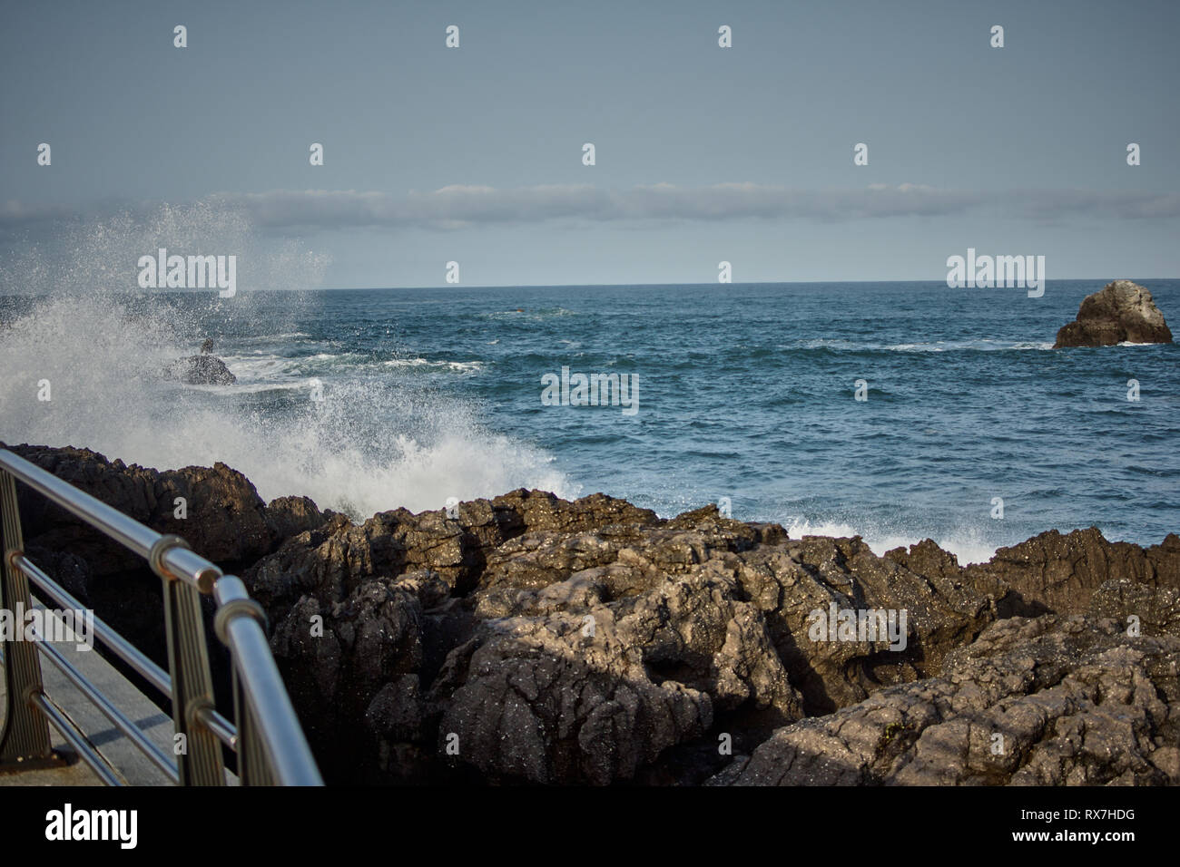 summer and blue sea Stock Photo - Alamy