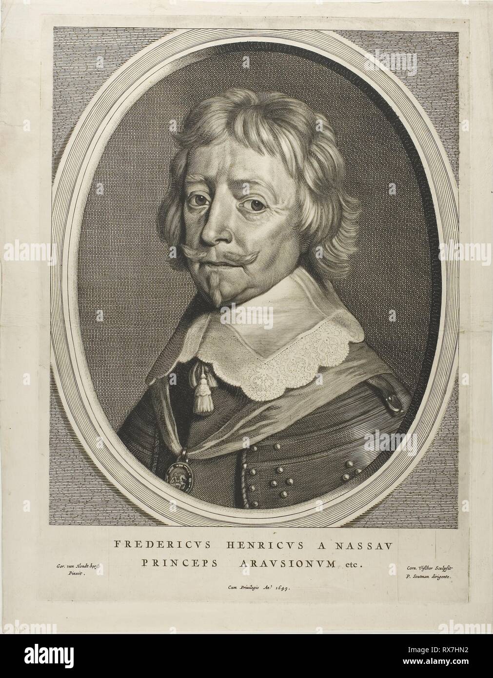 Frederic Henry of Nassau. Cornelis Visscher, the Elder (Netherlandish ...