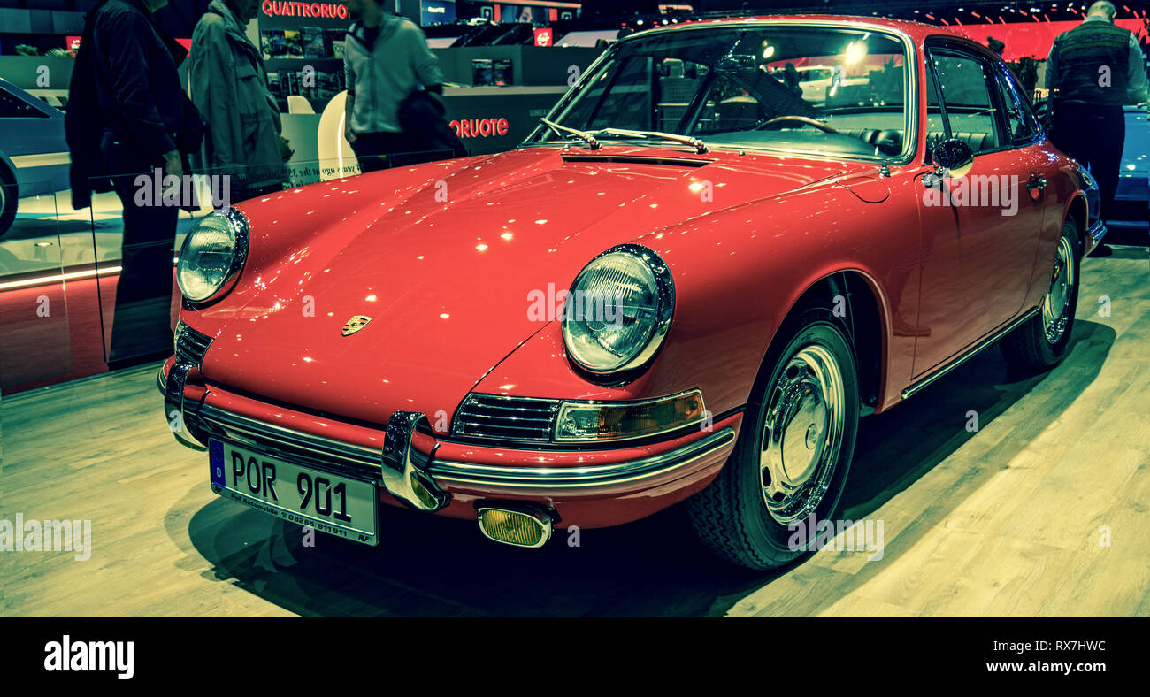 Geneva, Switzerland - 03/08/2019: Geneva Motor Show 2019 Vintage ...