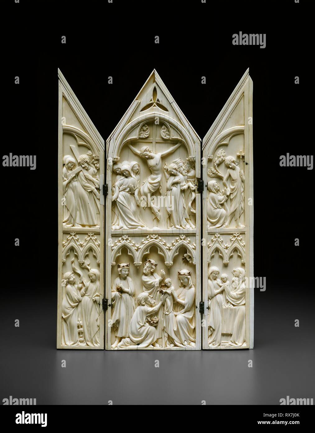 Triptych with Scenes from the Life of Christ. German, Cologne. Date ...