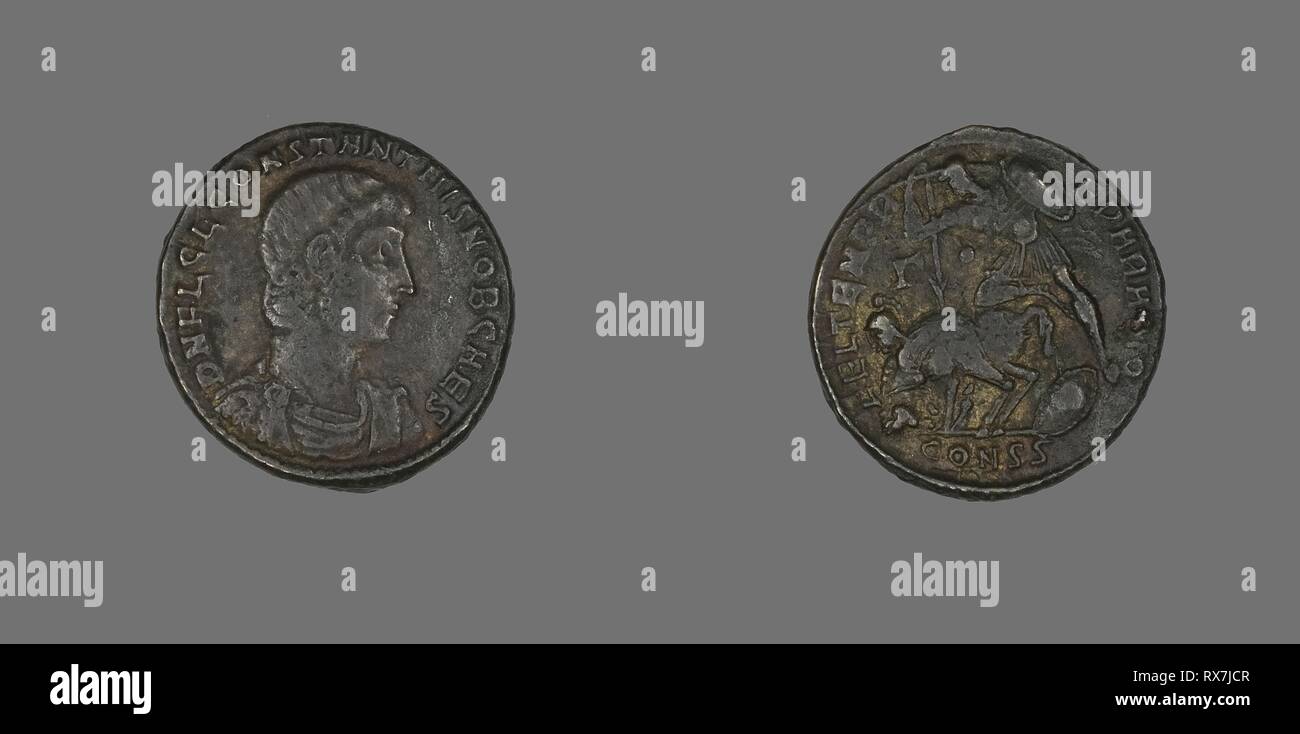Coin Portraying Emperor Constantine II or Emperor Constantius Gallus ...