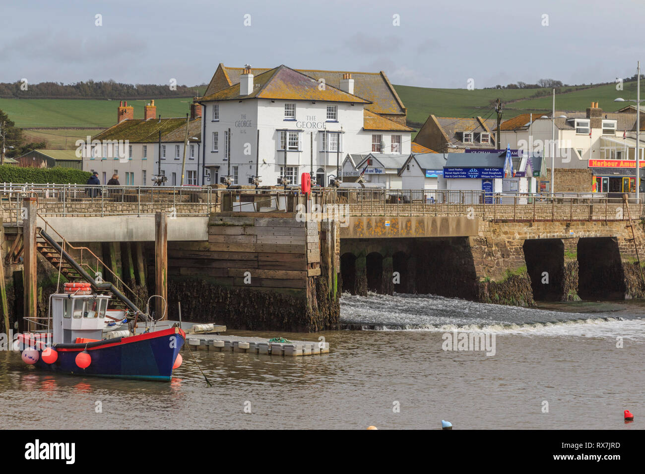 west bay, seaside town, dorset, england, uk Stock Photo - Alamy