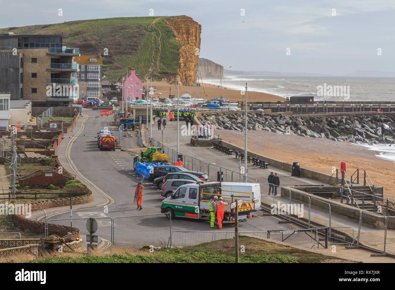 west bay, seaside town, dorset, england, uk Stock Photo - Alamy