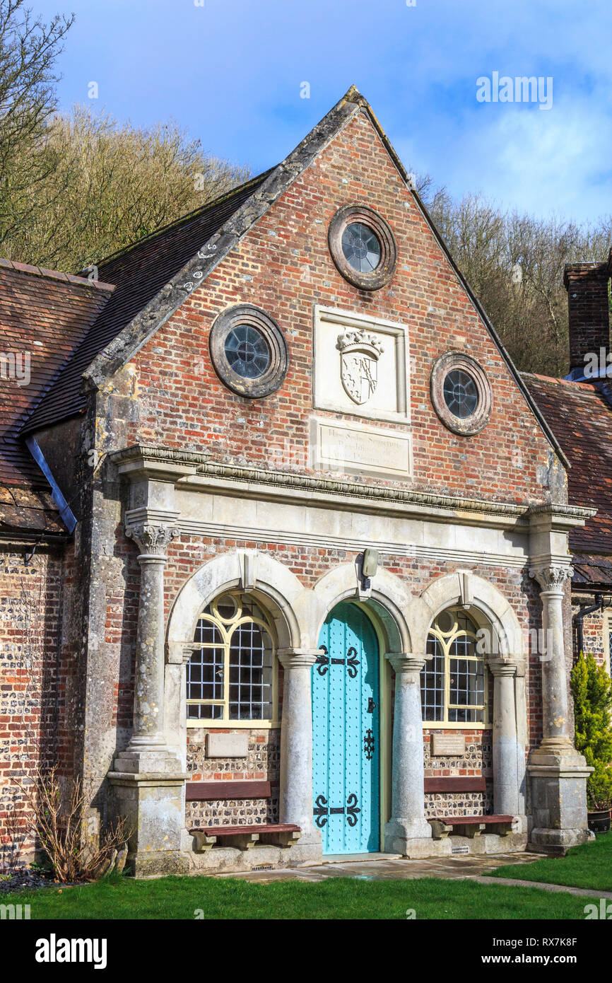 milton Abbas, picturesque village, dorset, england, uk Stock Photo - Alamy