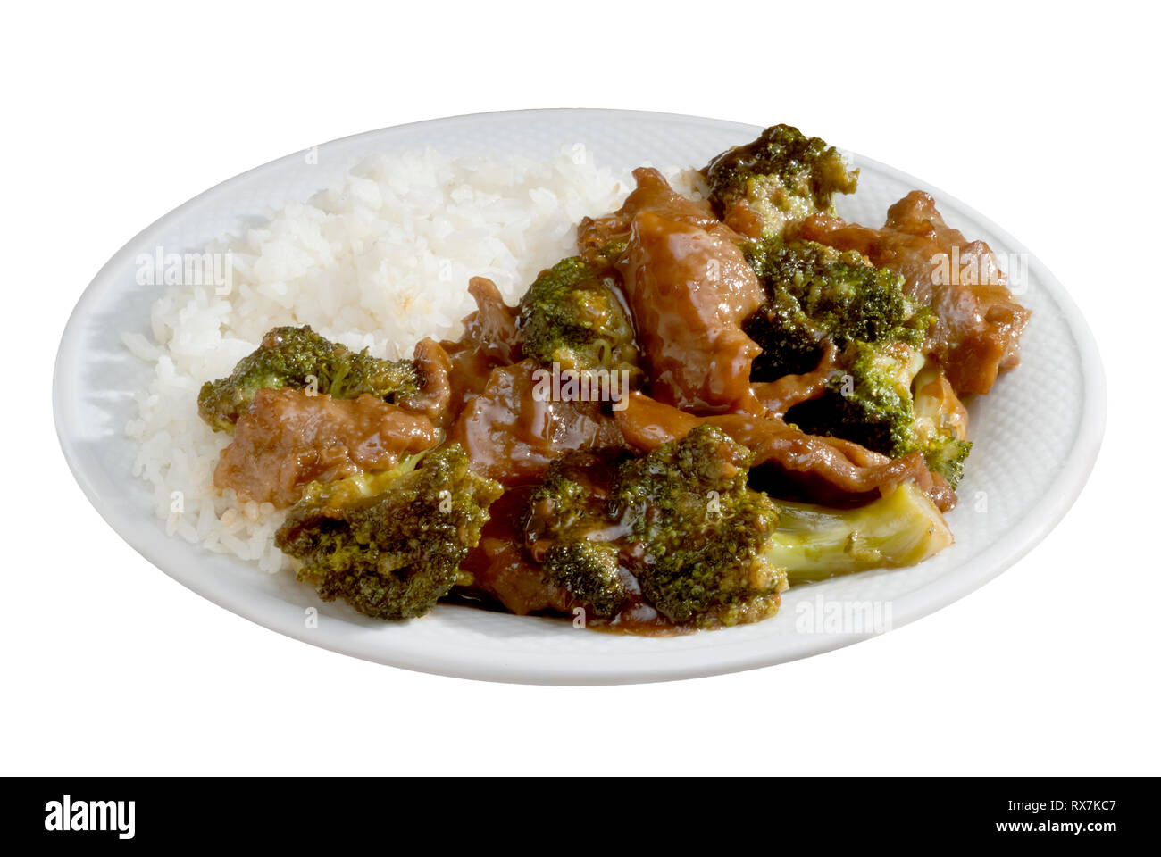 Asian beef broccoli Cut Out Stock Images & Pictures - Alamy