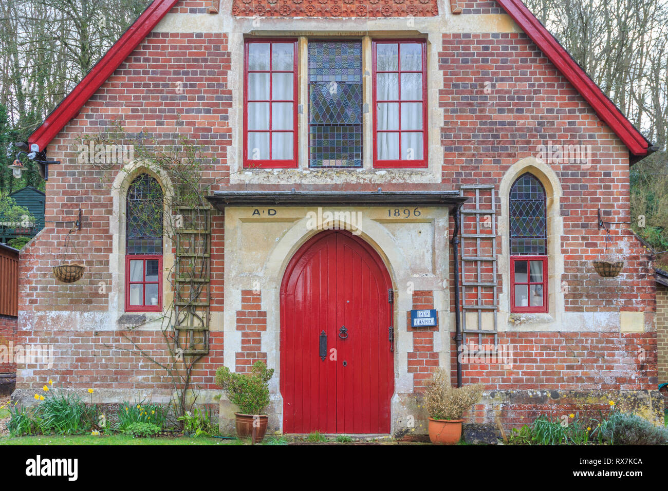 milton Abbas, picturesque village, dorset, england, uk Stock Photo - Alamy