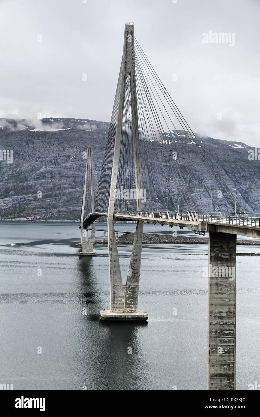 View to helgelandsbrua bridge hi-res stock photography and images - Alamy