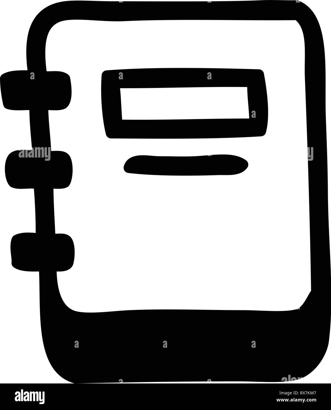 note book icon symbol Stock Vector Image & Art - Alamy