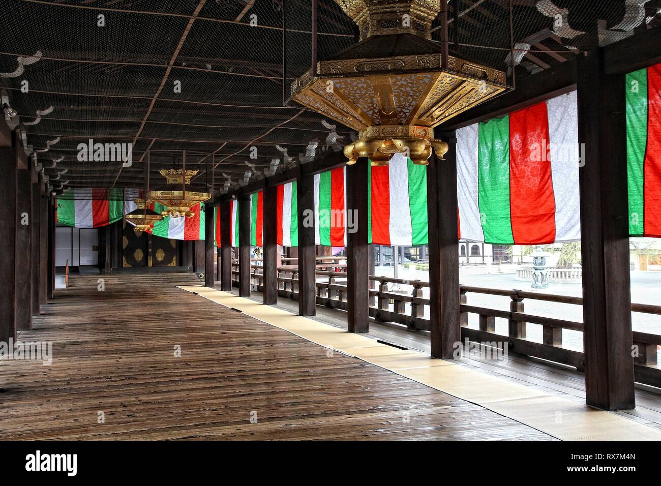 Kyoto, Japan - famous Nishi Honganji Temple. Buddhist temple of Jodo ...