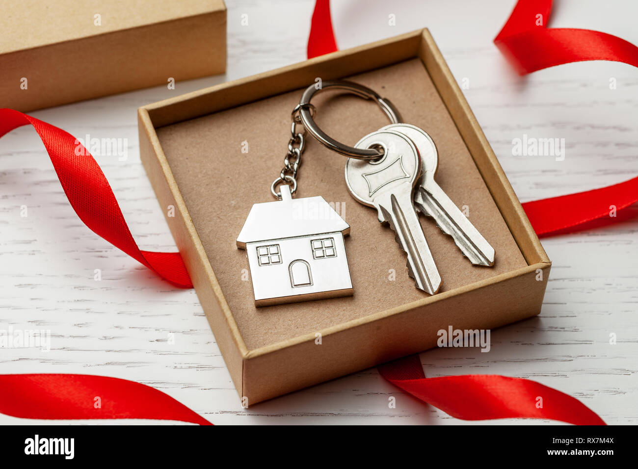 House model gift box hi-res stock photography and images - Alamy