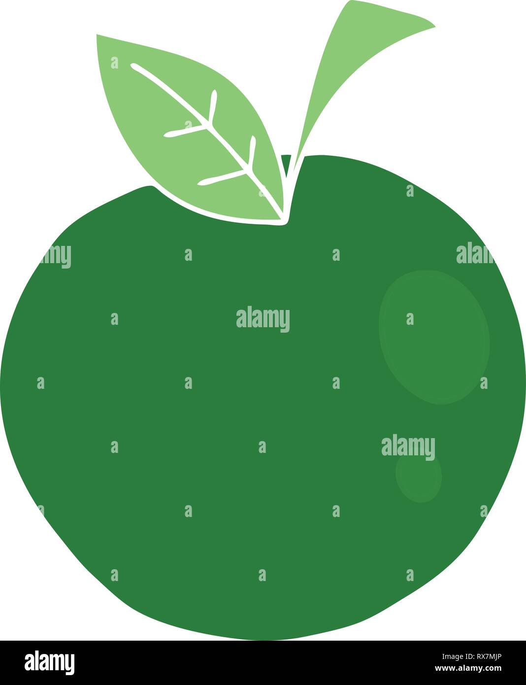 hand drawn quirky cartoon apple Stock Vector Image & Art - Alamy