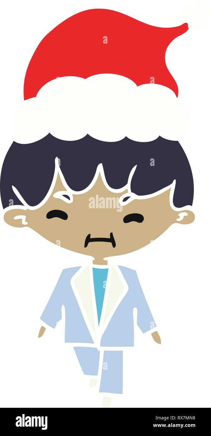 Christmas kawaii artwork Stock Vector Images - Alamy