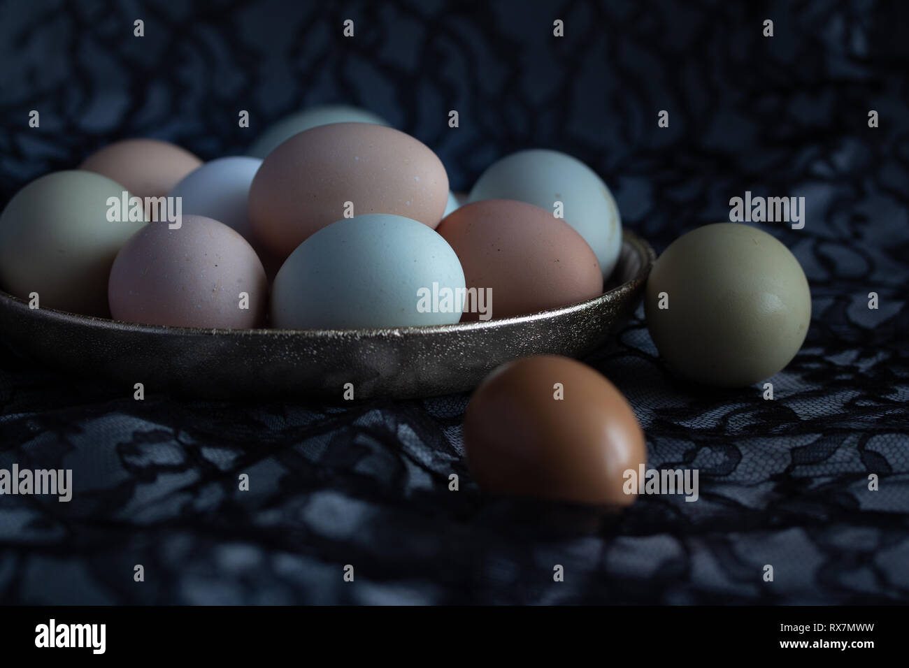 Multy colored eggs hi-res stock photography and images - Alamy