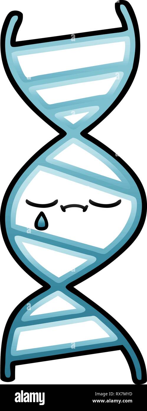 gradient shaded cartoon of a DNA strand Stock Vector Image & Art - Alamy