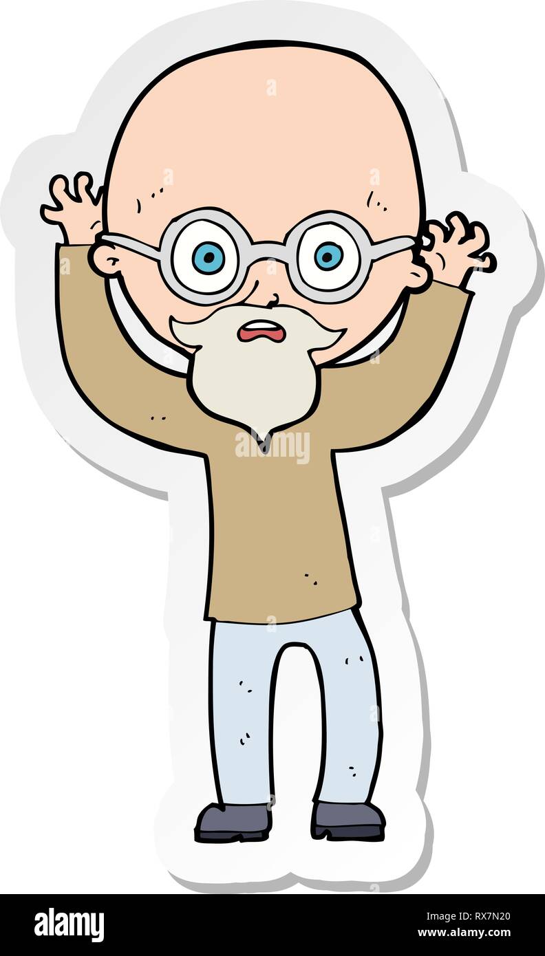 Cartoon Stressed Bald Man High Resolution Stock Photography and Images ...