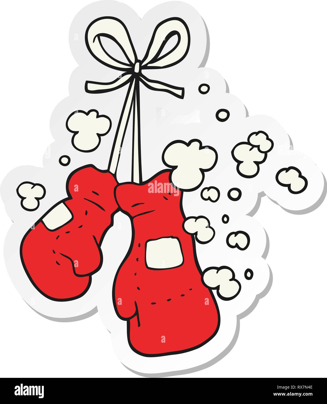 Cartoon Boxing Gloves Clipart