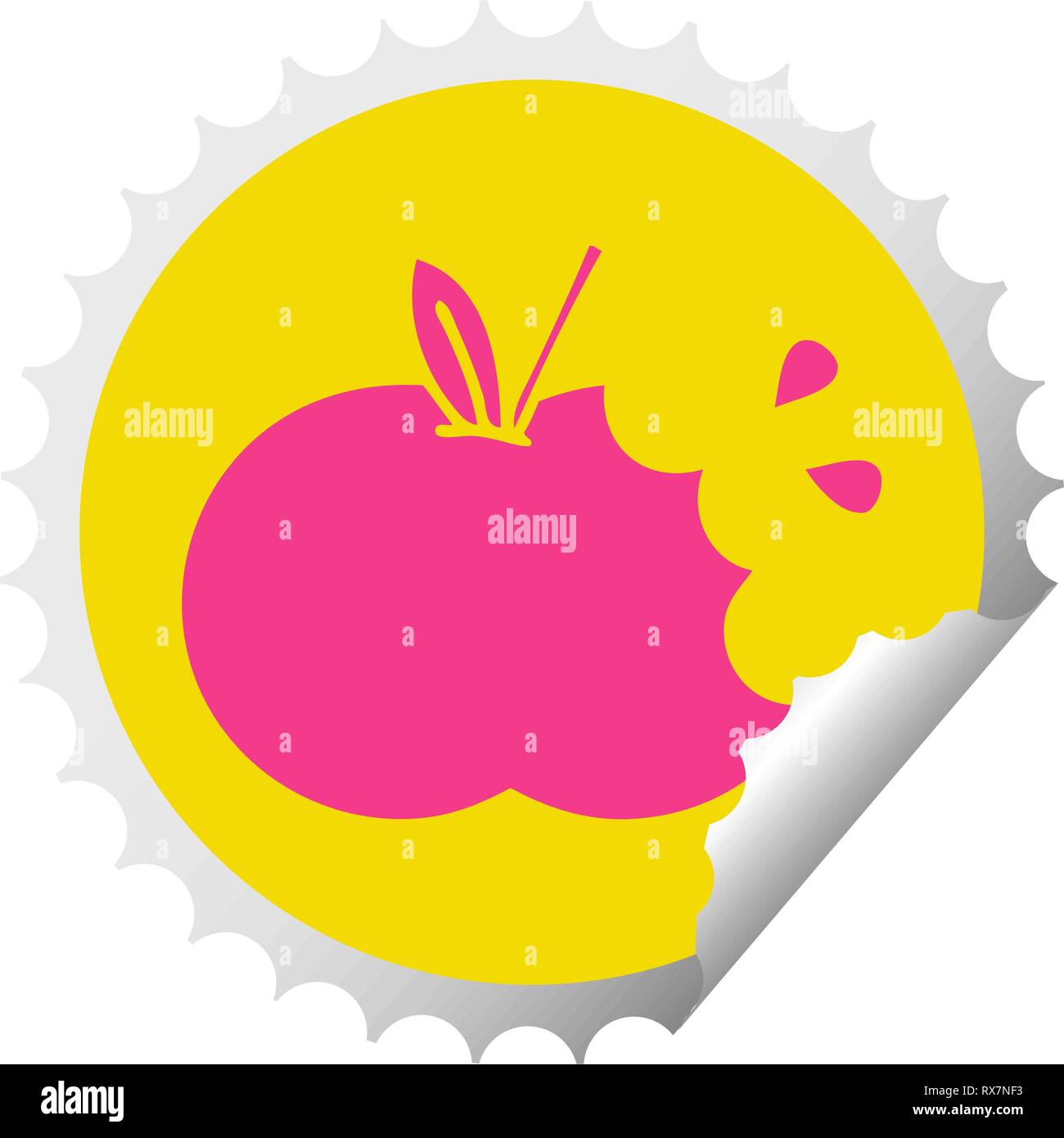 Hand peeling sticker hi-res stock photography and images - Alamy