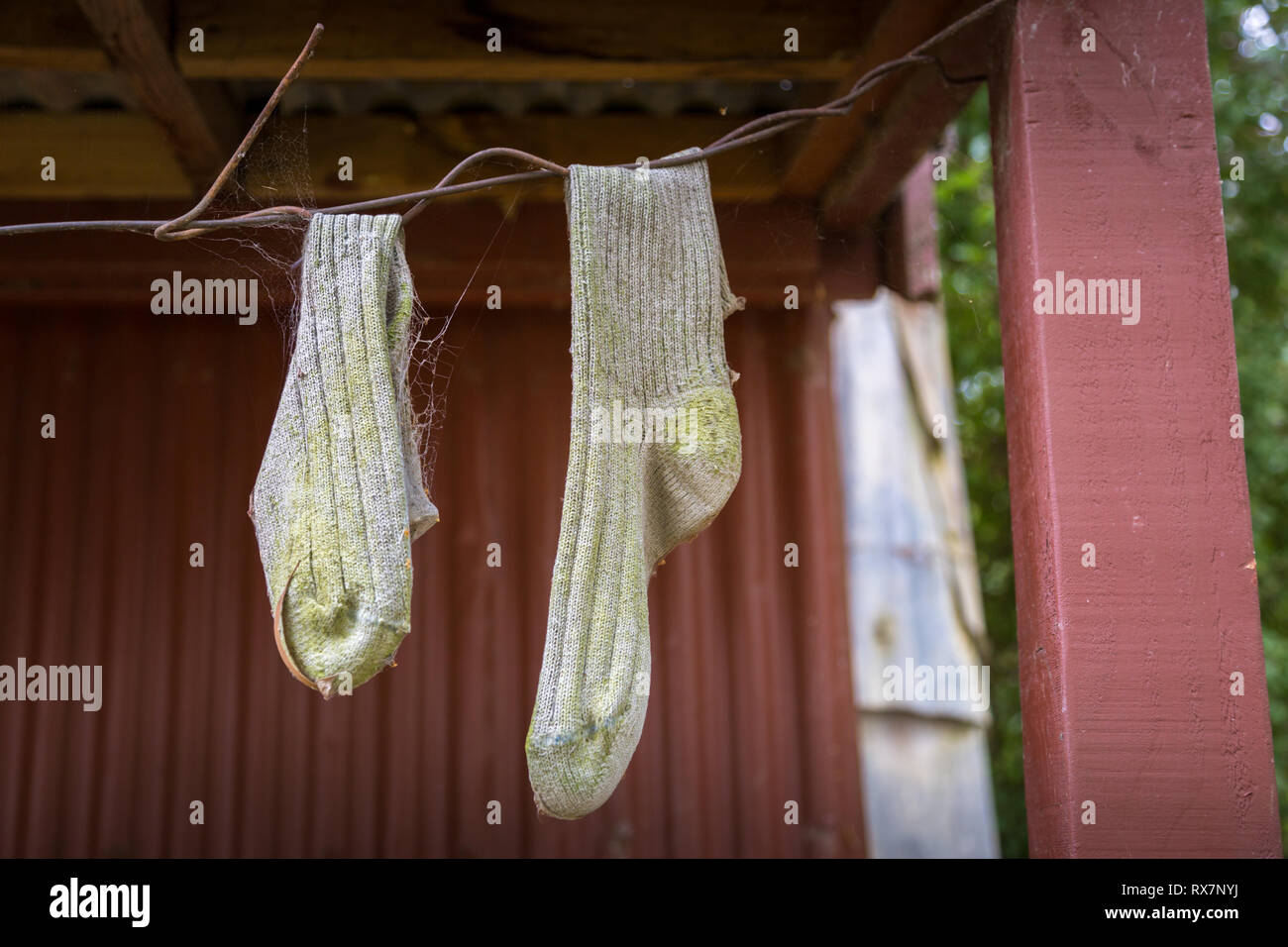 Worn socks hi-res stock photography and images - Alamy