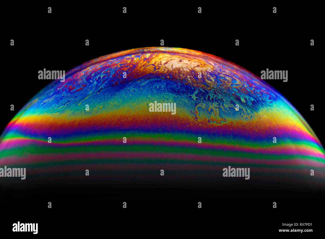 Half soap Bubble Ball abstract background. Space imitation Stock Photo ...