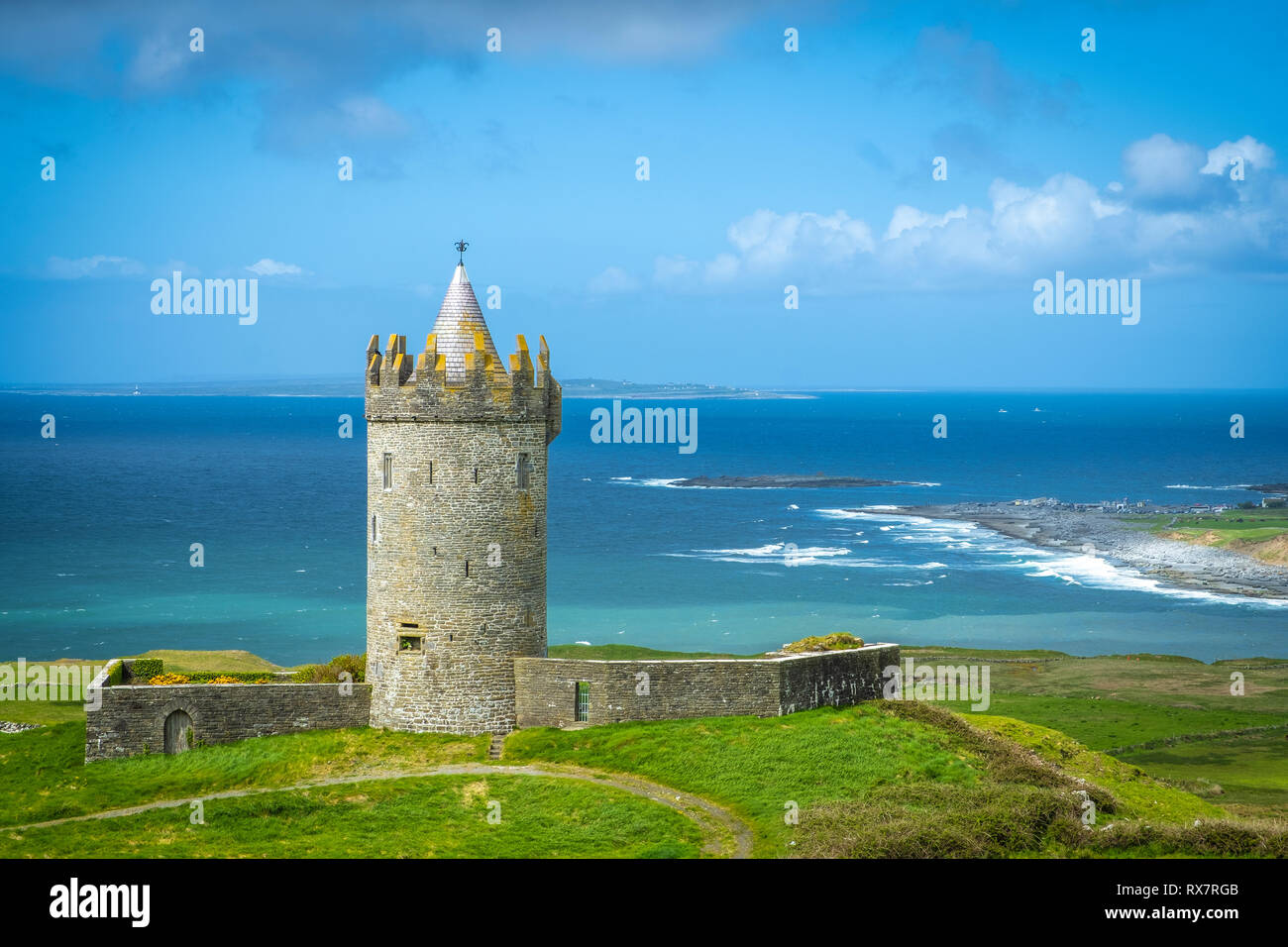 old Doonagore Castle near Doolin Stock Photo - Alamy