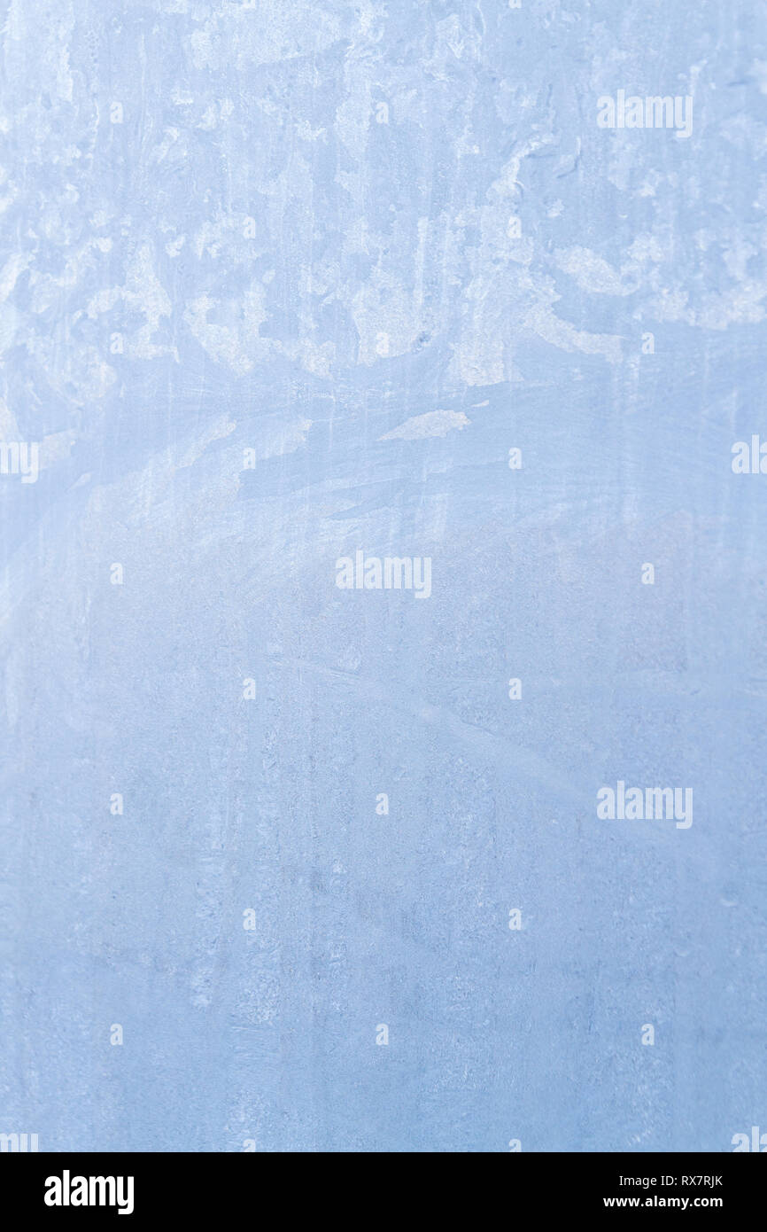 Frosty patterns on a frozen ice box in the early morning Stock Photo ...