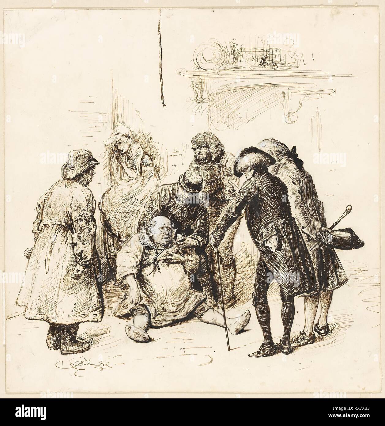 English gentlemen drawings hi-res stock photography and images - Alamy