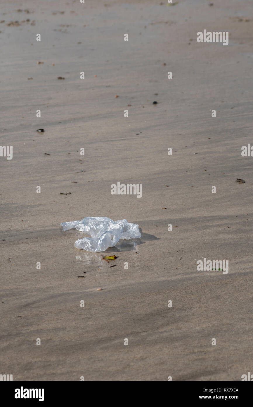 Plastic Sheet Pollution Beach High Resolution Stock Photography and ...