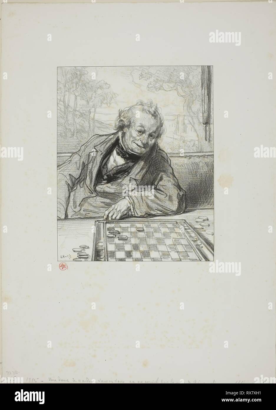 Maska and faces: Keeping a Queen, you see. Paul Gavarni; French, 1804 ...