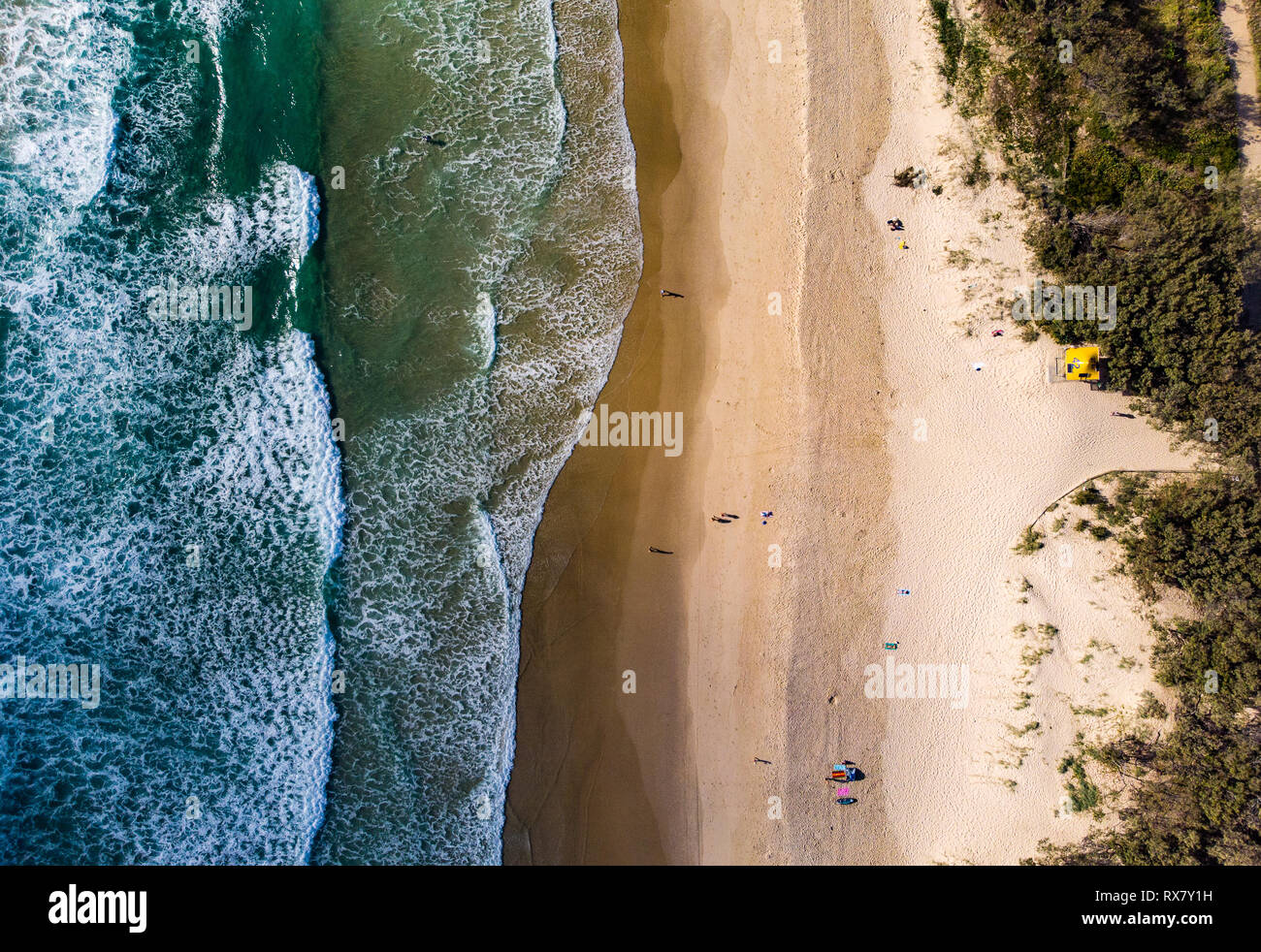 aerial shot of beach Stock Photo - Alamy