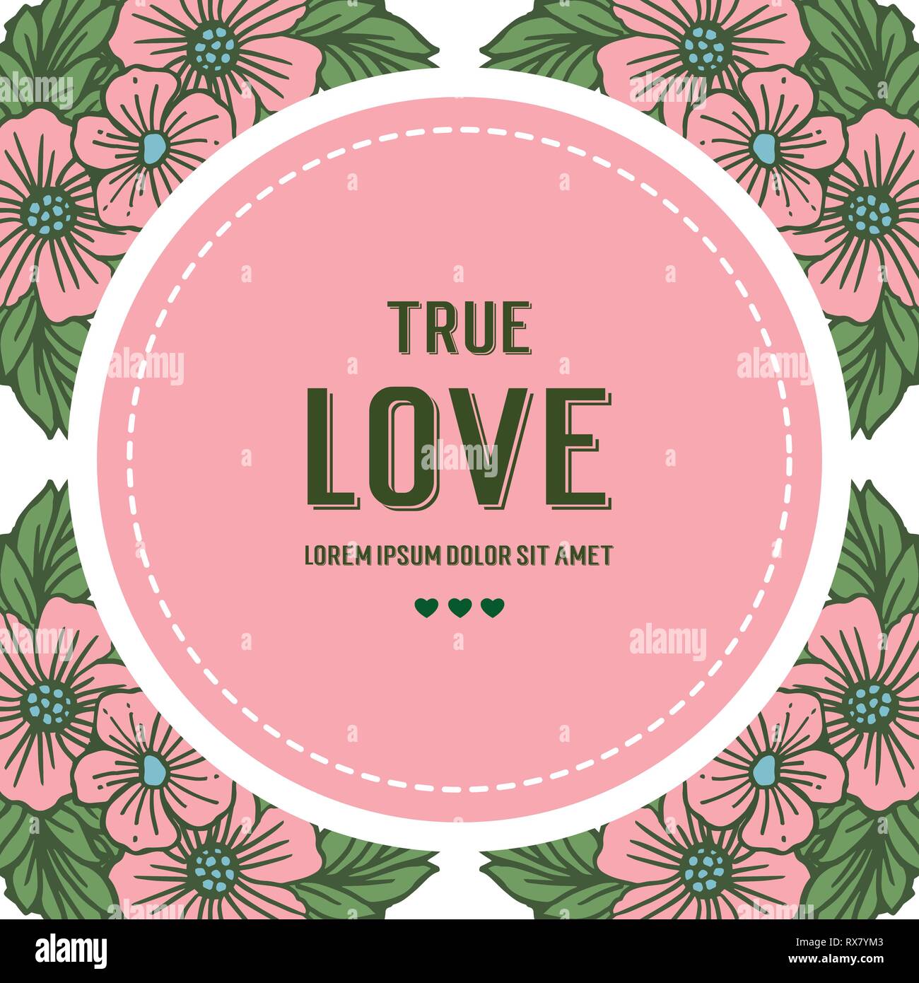 Greeting card design hand Stock Vector Images - Alamy